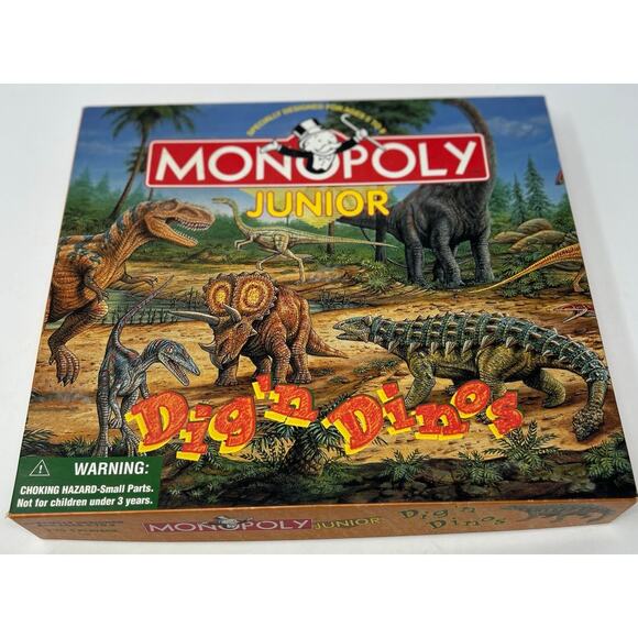 Hasbro | Games | Hasbro Parker Brothers Monopoly Junior Dig N Dinos ...